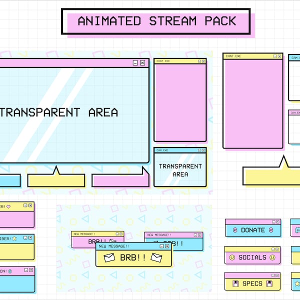 Windows Twitch Overlay - Etsy