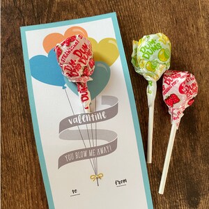 Sucker Valentine, Bubble Valentine, You Blow Me Away, Cute, Clever Fun ...