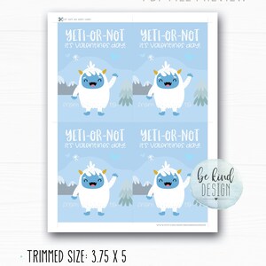 Yeti or Not Its Valentine's Day, Valentine Card, Yeti Theme, Last ...
