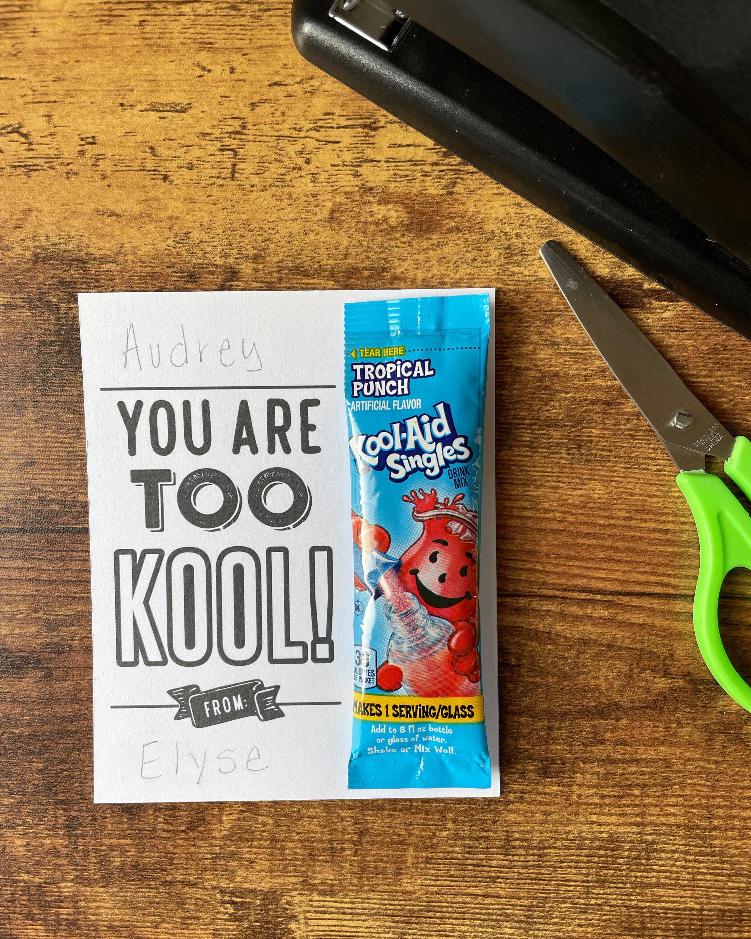 Cute Valentine, Kool-aid, Kool-aid Packet, Classroom, Candy Alternative ...