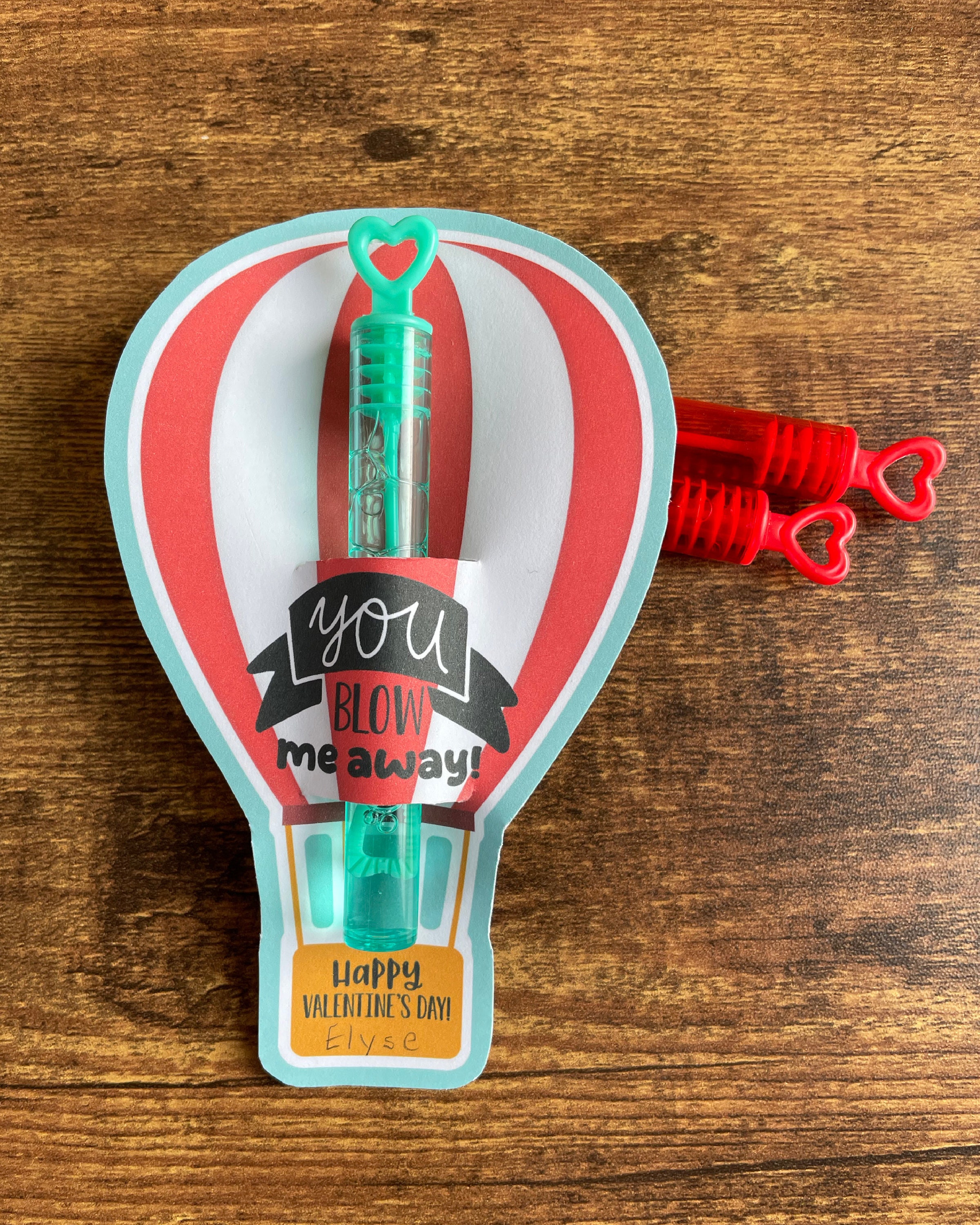 Bubble Valentine, Blow Pop Valentine Card, Printable, You Blow Me Away ...