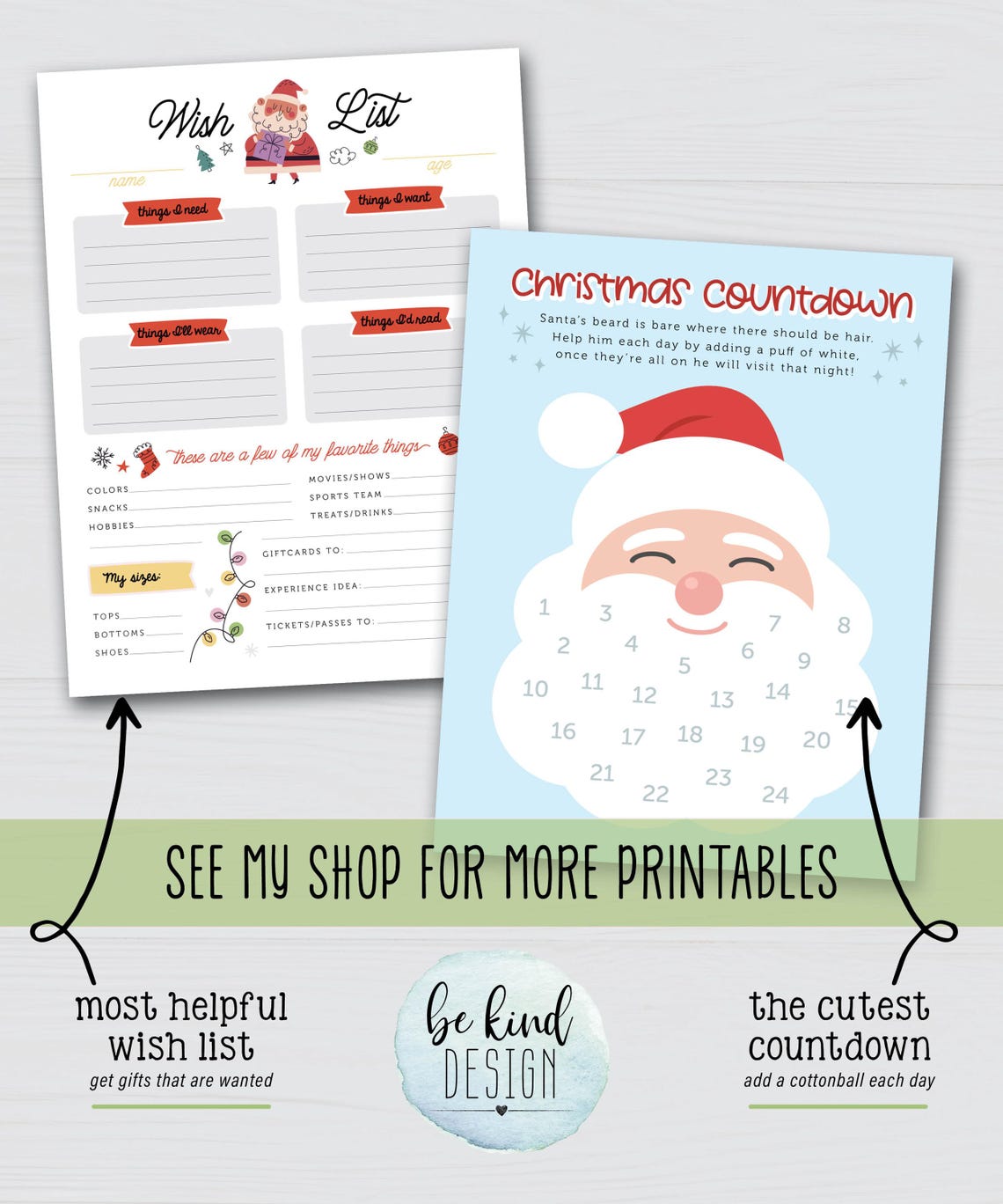 Detailed Christmas Gift Tracker | Organize, List, Budget, Visualize and ...