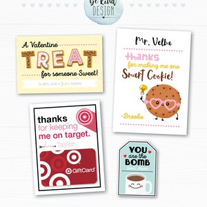 School Thank You Card for Teacher, Personalized Gift, Custom Teacher's ...