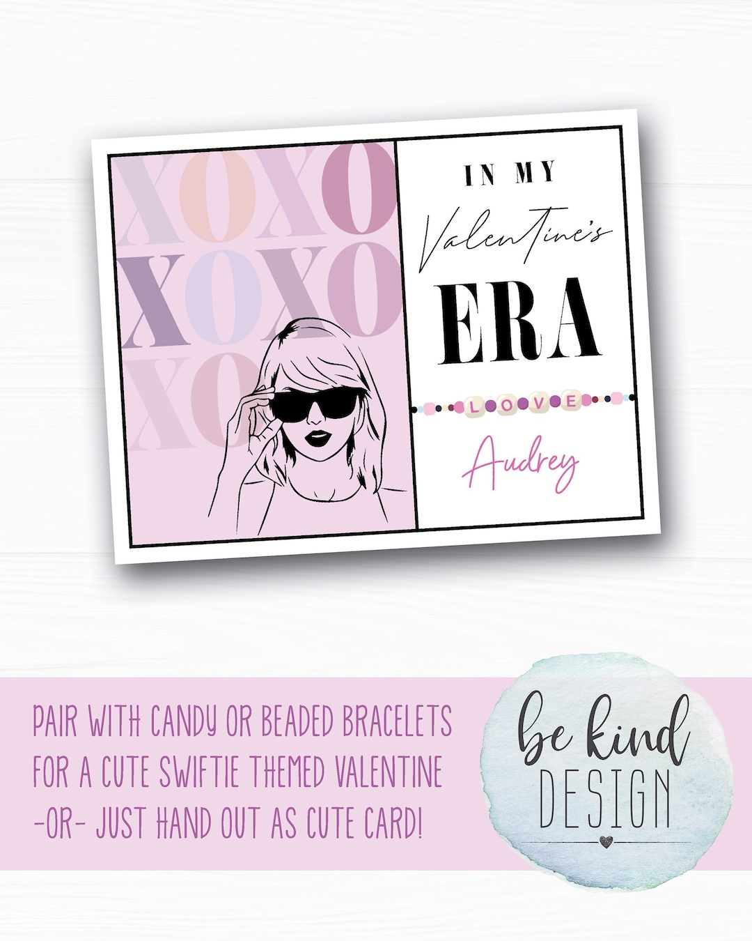 Taylor Swift CUTE Valentine With Child's Name in My Valentine's Era ...