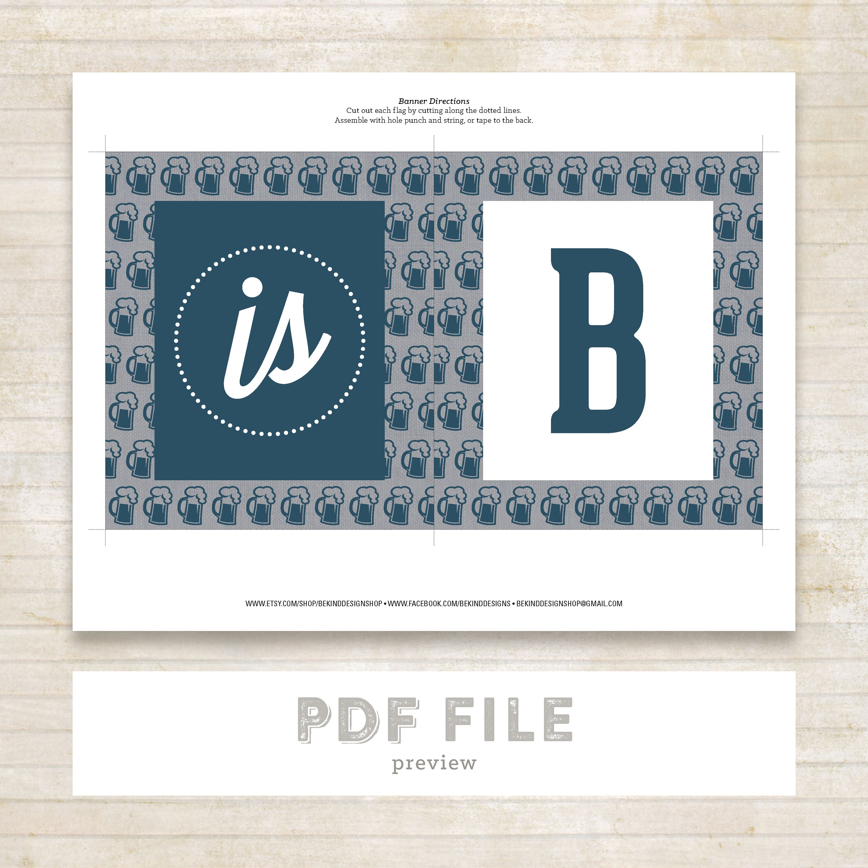 Diaper Party Banner Instant Download DIY Banner Printable - Etsy