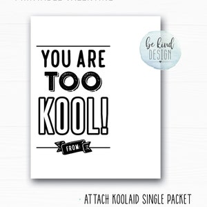 Cute Valentine, Kool-aid, Kool-aid Packet, Classroom, Candy Alternative ...