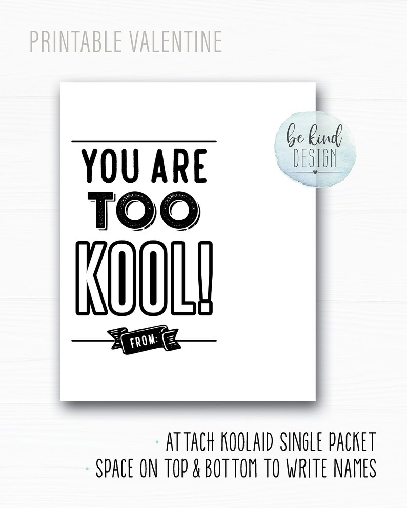 Cute Valentine, Kool-aid, Kool-aid Packet, Classroom, Candy Alternative ...