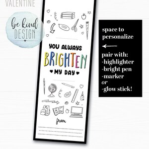 Valentine Exchange, Highlighter, Pen, Marker Useful Candy Alternative ...
