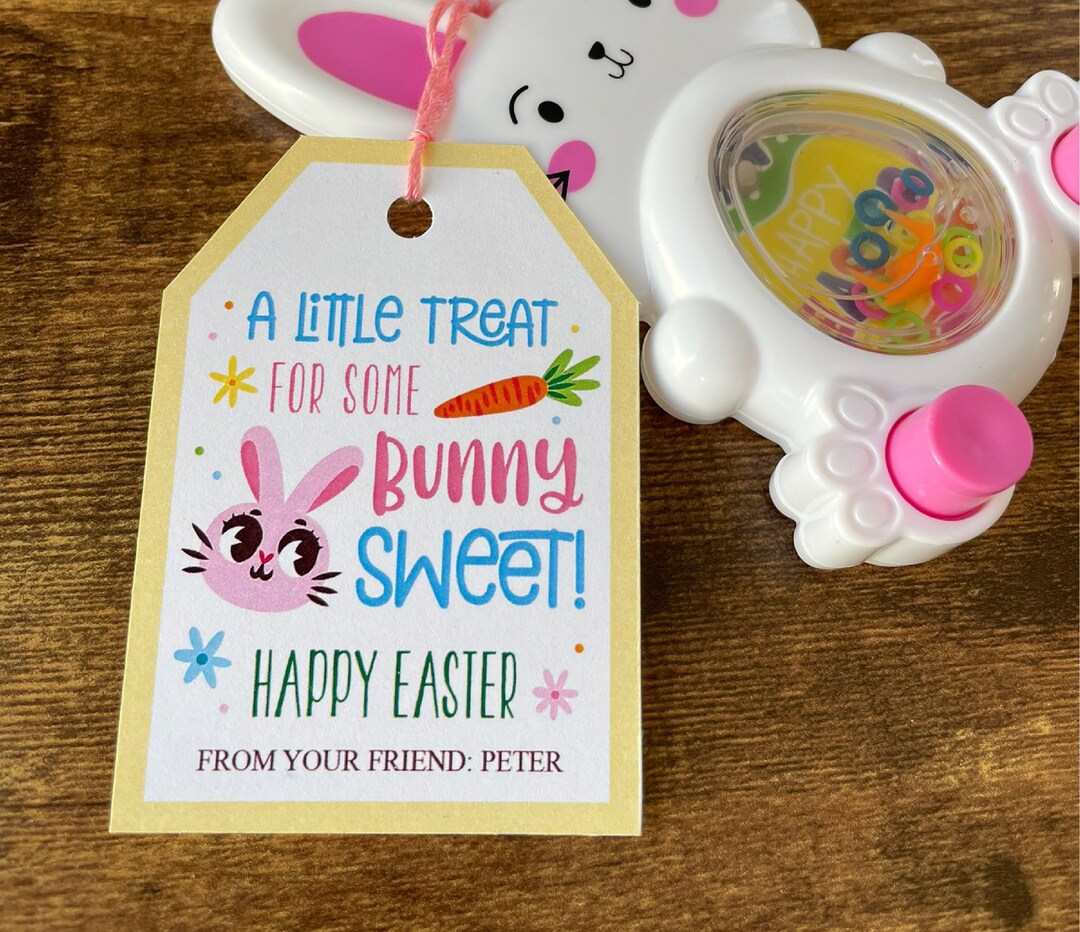 Some Bunny Sweet, Cute Easter Basket Tag, Easter Treat Idea, Tag ...