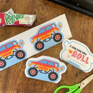 Boy Valentine Idea Fruit Roll up Candy Tag Holder Valentine Like How ...