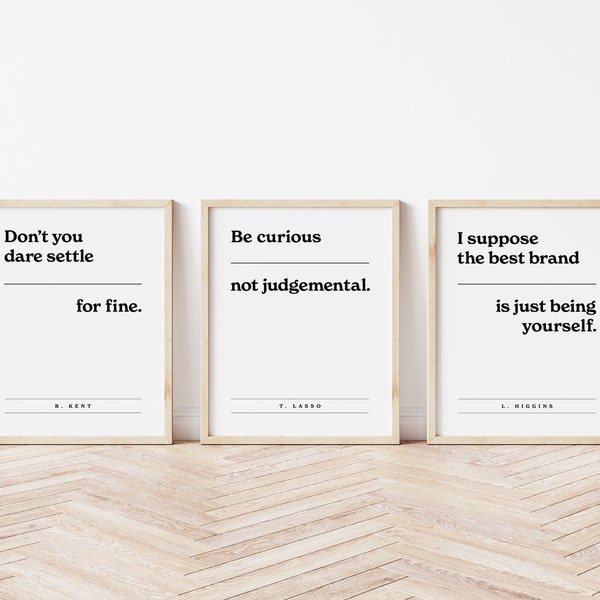 Be Curious Not Judgemental Poster - Etsy