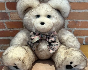 Faux Fur Handmade Artist Bear, Red Fox Bear, Bedroom and Home Decor ...
