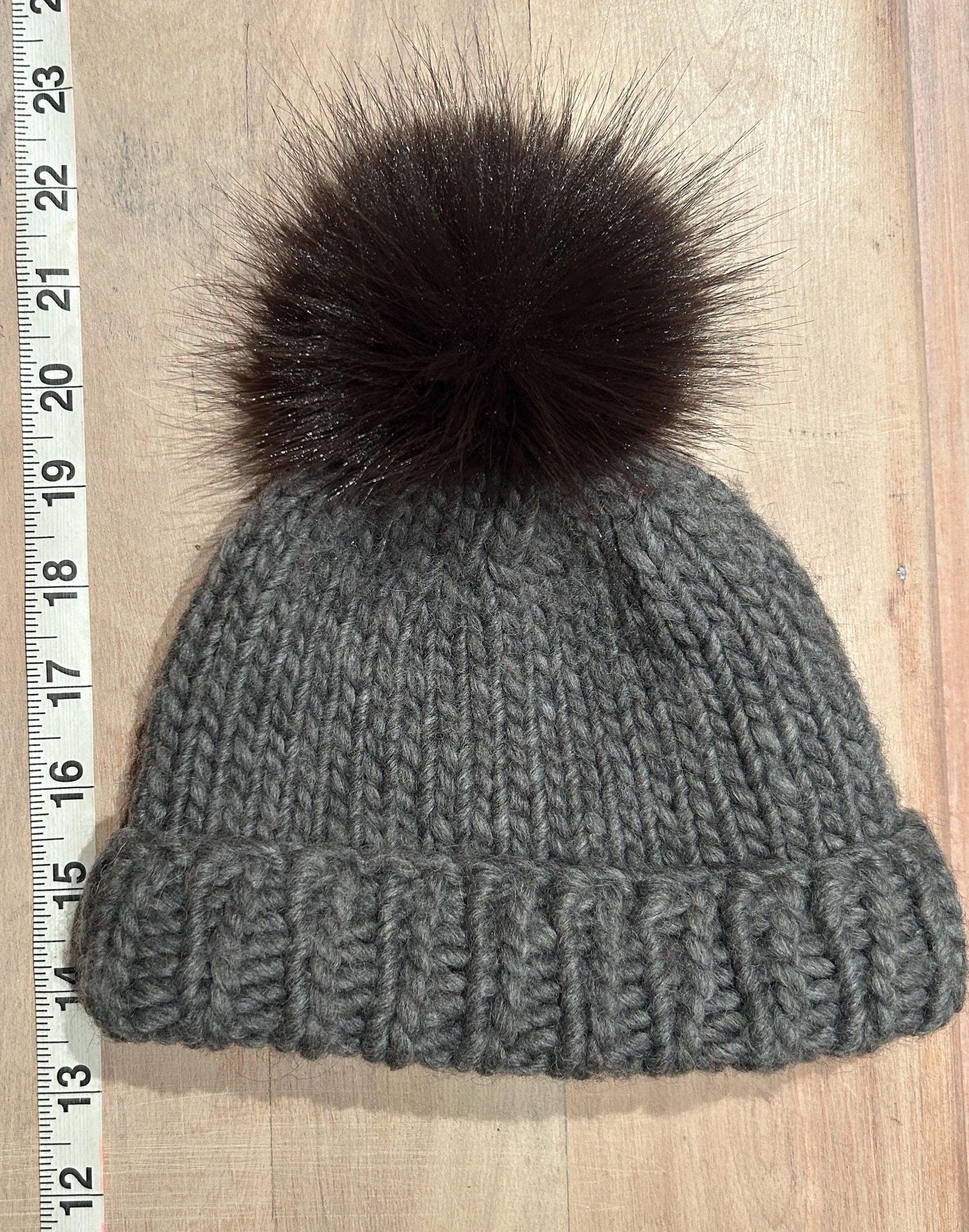 Brown Beaver Faux Fur Hat Pom Pom, 3.5-inch - Etsy