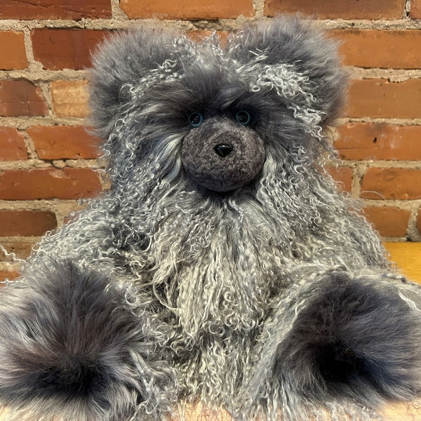Grey Teddy Bear - Etsy