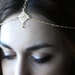 Bridal Head Chain Gold Head Chainhead Chain Headdress Gypsy - Etsy