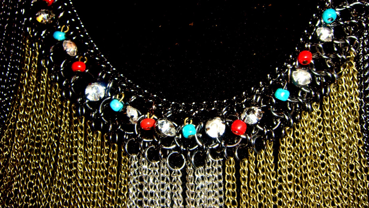 Collar fiesta de piedras preciosas collar gitano collar de | Etsy