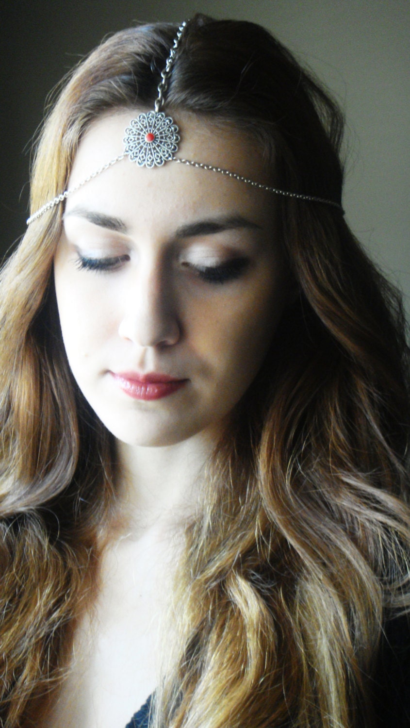 CHAIN HEADPIECE Head Chain Vintage Head Chain Headdress - Etsy