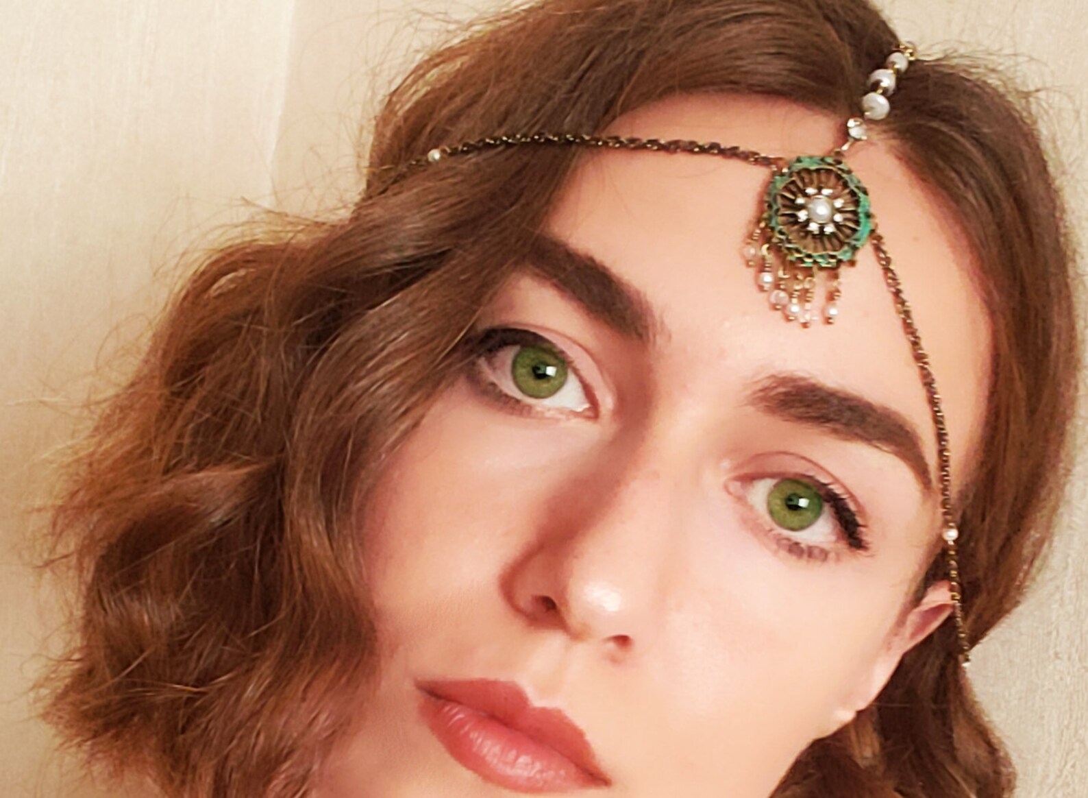 Hope Chain Headpiece Bohemian Head Chain Headdress Gypsy - Etsy