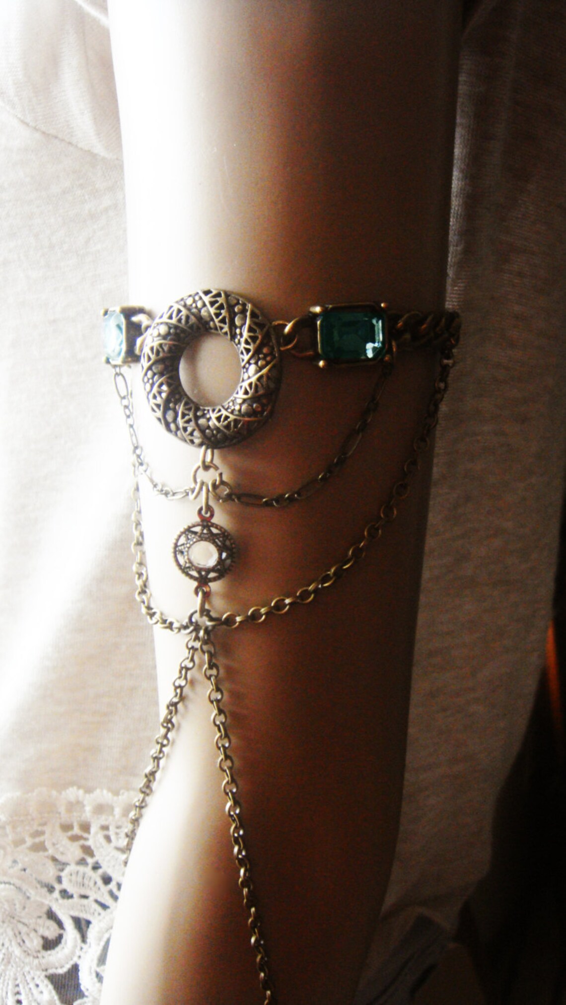 Chain Armlet Shoulder Armor Chain Shoulder Jewelry Shoulder - Etsy