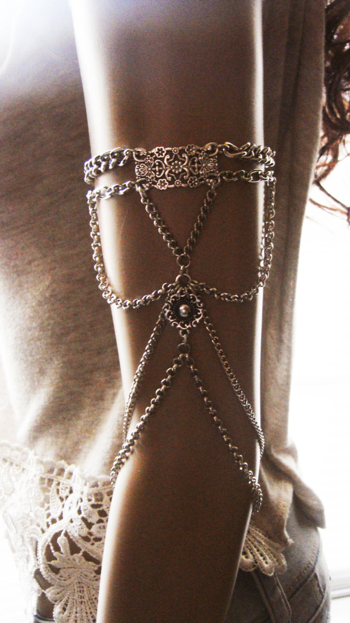 Chain Armlet Shoulder Armor Chain Shoulder Jewelry Shoulder - Etsy