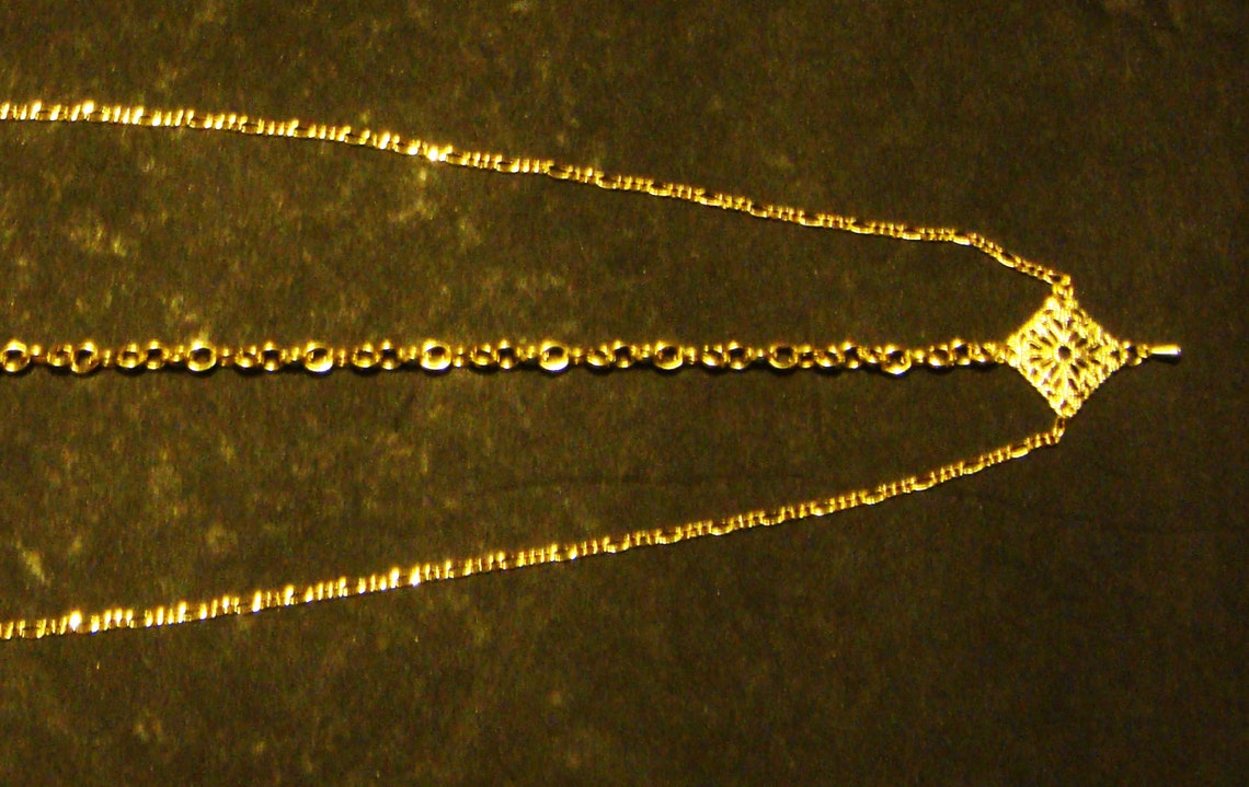 Bridal Head Chain Gold Head Chainhead Chain Headdress Gypsy - Etsy