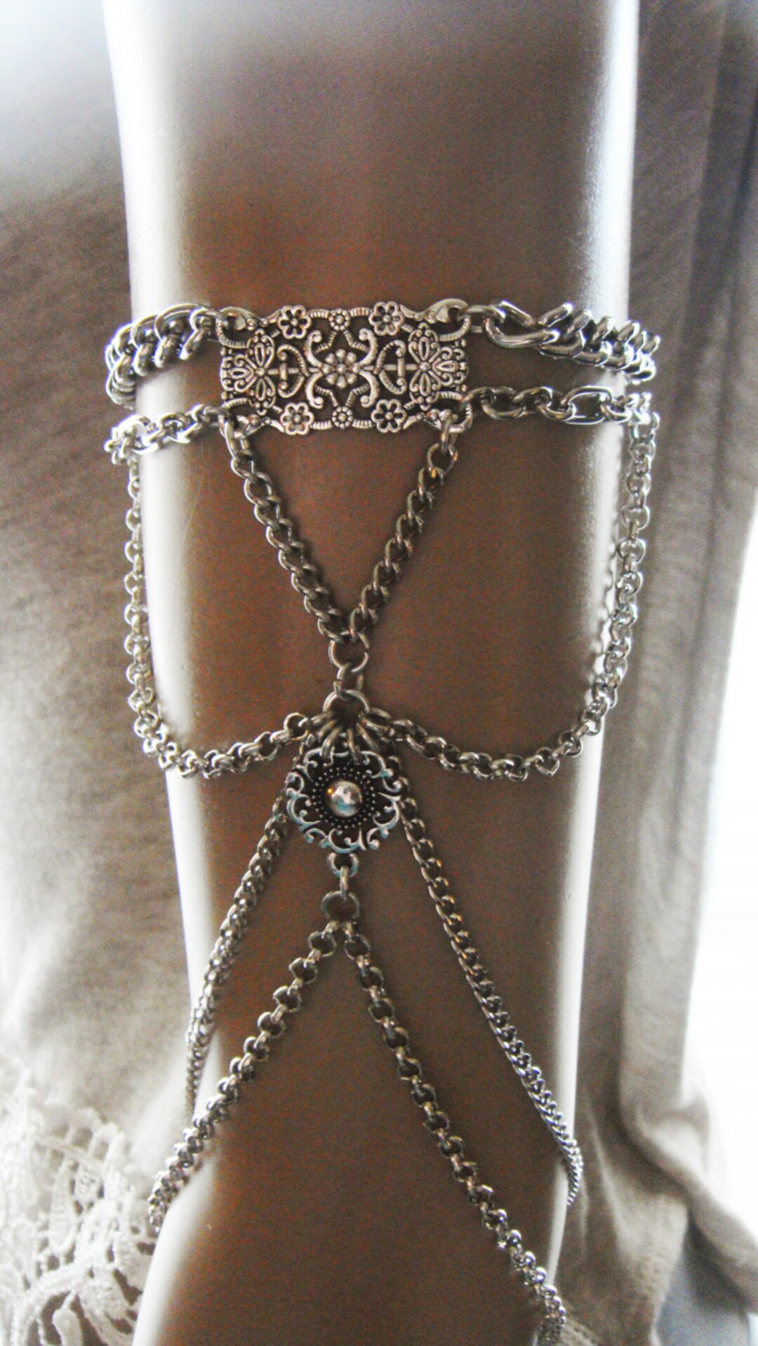 Chain Armlet Shoulder Armor Chain Shoulder Jewelry Shoulder - Etsy