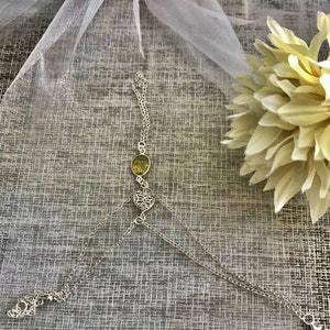 Love Hand Chain, Topaz Bracelet,925 Sterling Silver Bracelet, Bracelet ...