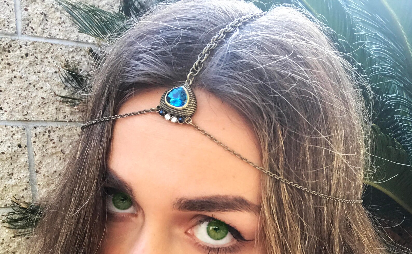 CHAIN HEADPIECE Head Chain Bohemian Head Chain Headdress - Etsy