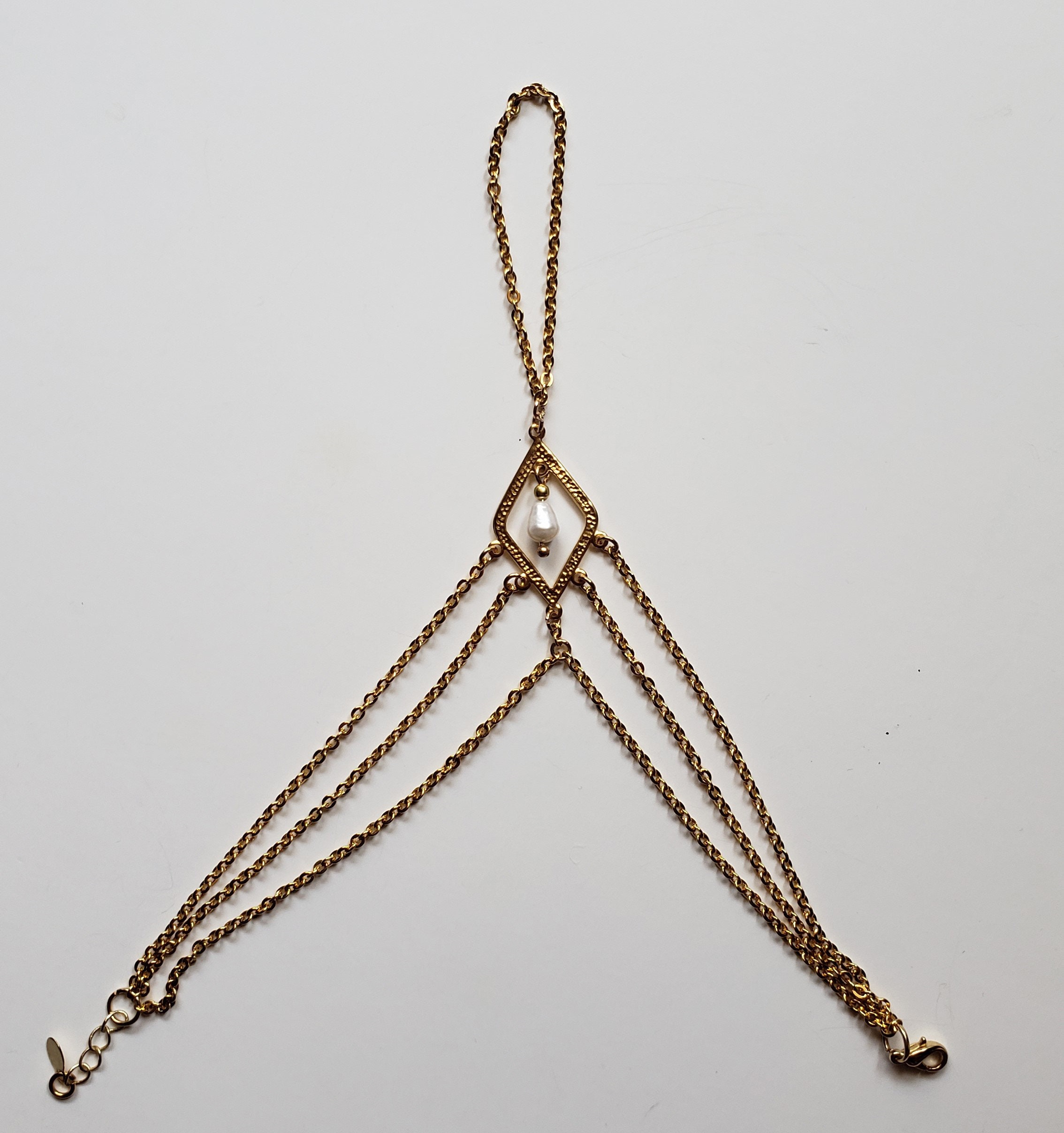 Perla Ring Bracelet 24K Gold plated Bracelet Gold Plated | Etsy