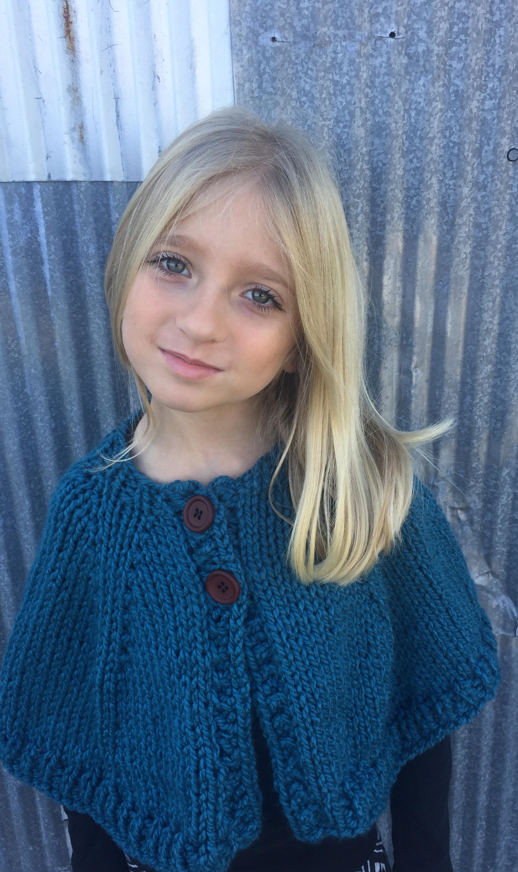 Knitting Pattern Girls Cape Toddler Cape Knitting Pattern | Etsy New ...