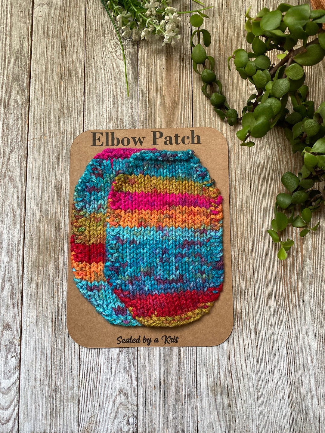 Multi Color Elbow Patches, Spring Outfit Mother’s Day Gift, Elbow ...