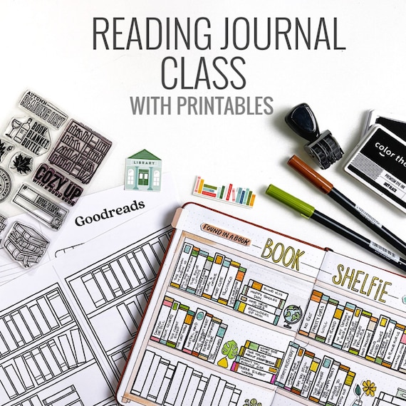 Reading & Book Journal Class With Printable - Etsy