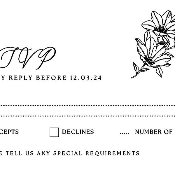 Rsvp Address Stamp - Etsy