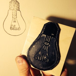 Custom 2 Inch Rubber Stamp Made to Order Artwork & | Etsy