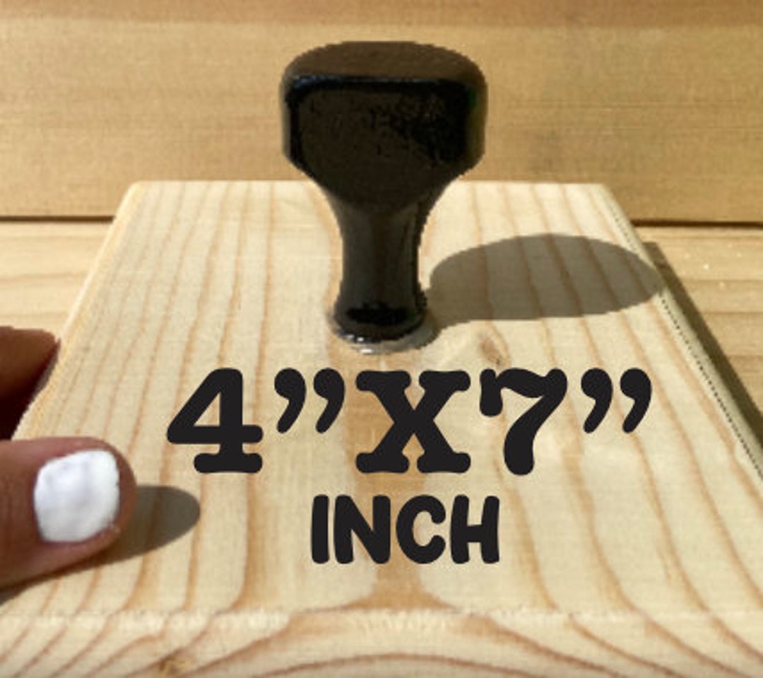 Custom Rubber Stamp 4 X 7 Custom Handmade to Order From Your Artwork ...