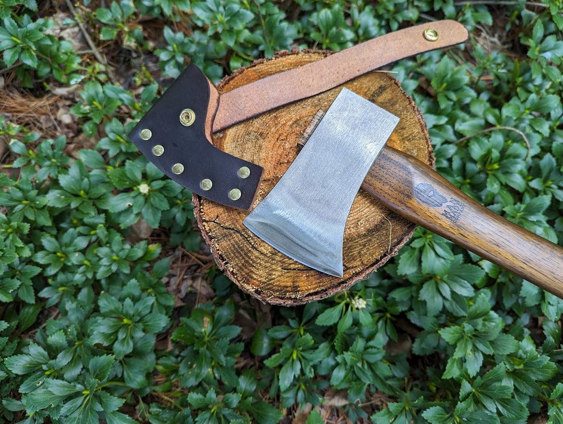 Hunter Hatchet Axe-made in the USA- Forged - Hand Crafted Gifts - Etsy