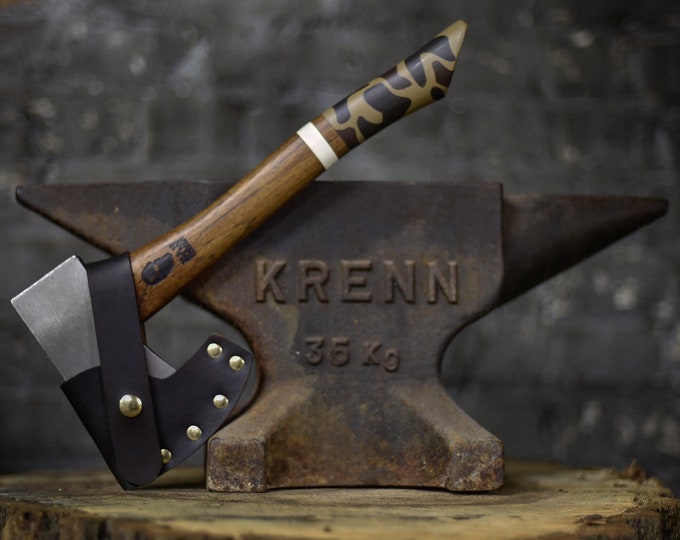 Hunter Hatchet Axe-made in the USA Forged Hand Crafted - Etsy