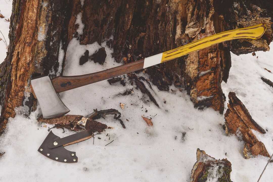 The CHAMP is a 3.5lb Full Size Felling Axe With a 36” American Hickory ...