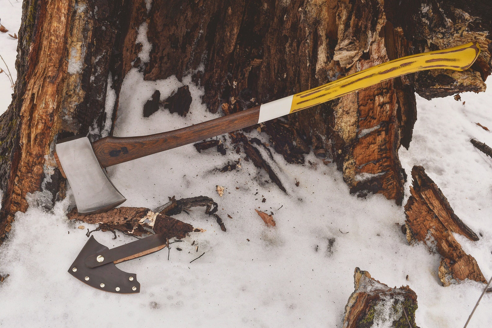 The CHAMP is a 3.5lb Full Size Felling Axe With a 36” American Hickory ...