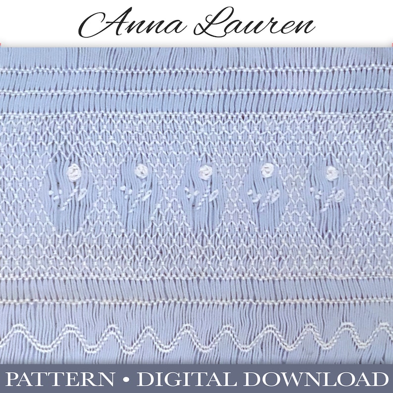 Anna Lauren Smocking Plate / Digital Pattern - Etsy
