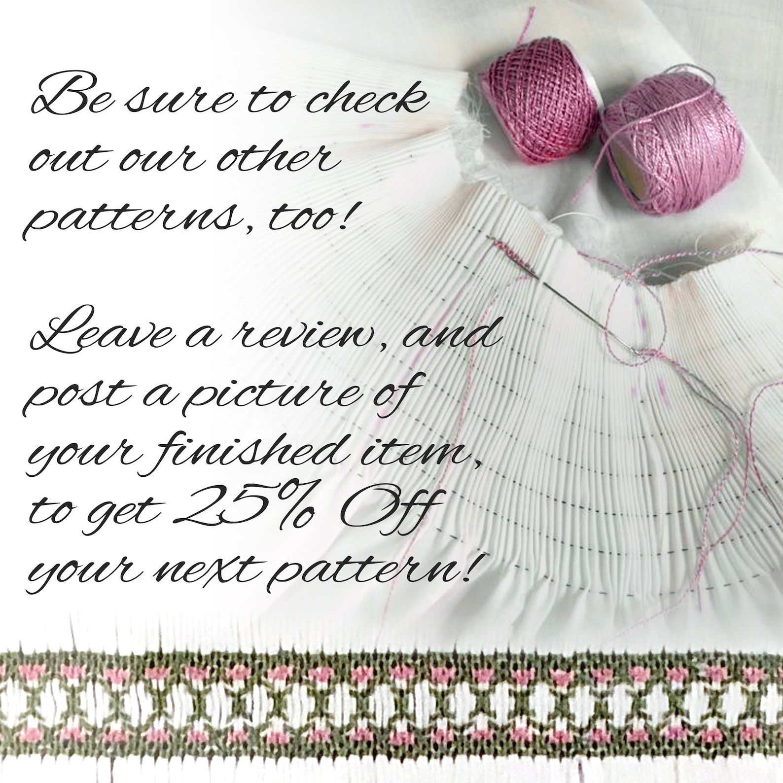 Catherine's Lace Smocking Plate / Digital Pattern - Etsy