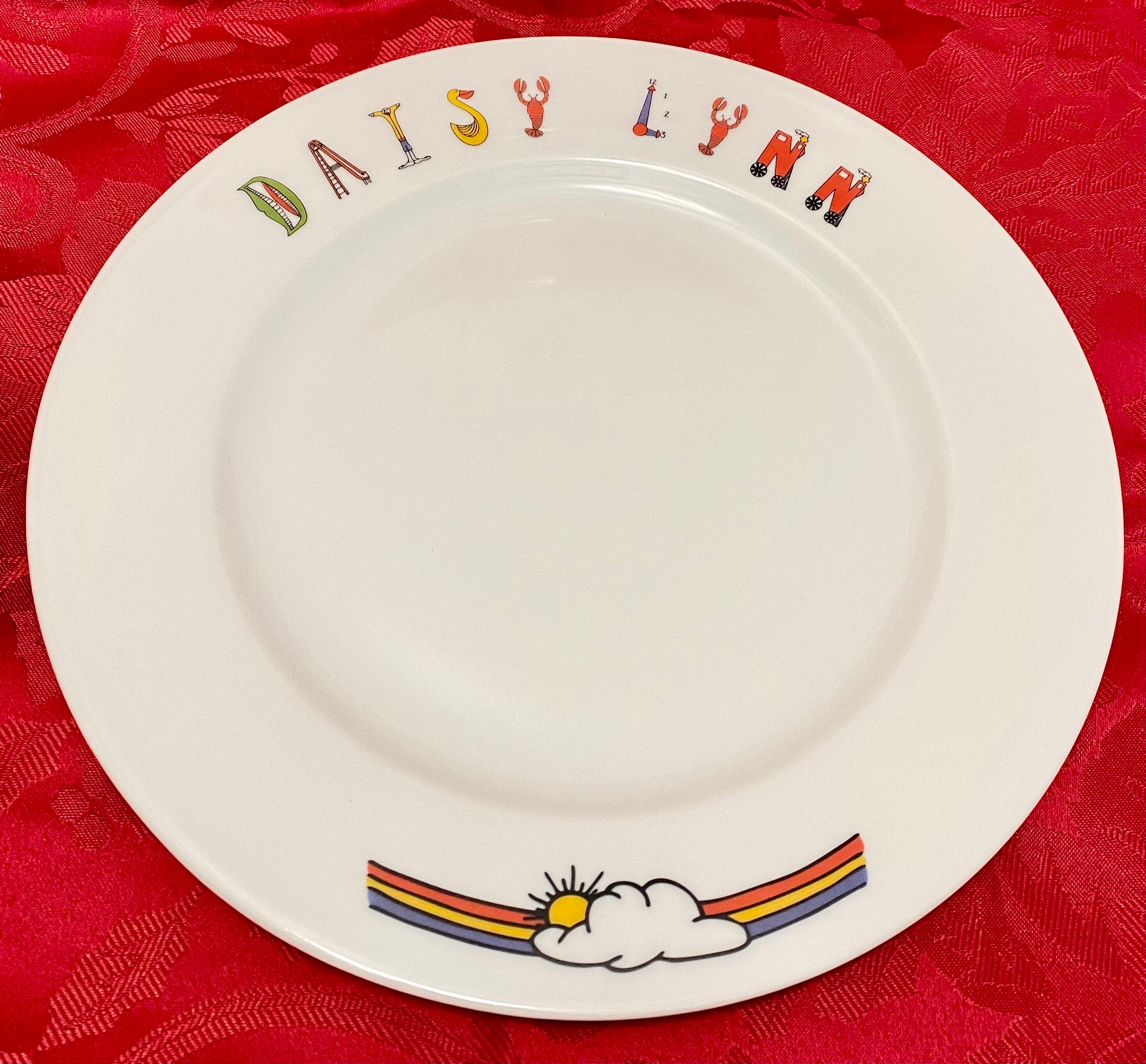 Personalized Three Piece Dinnerware Set - Etsy