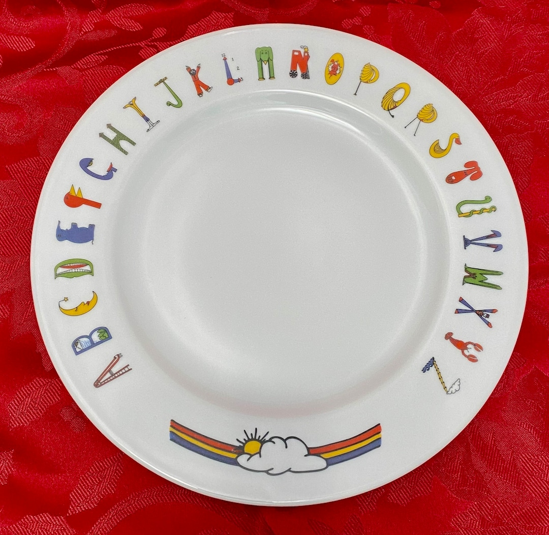 Alphabet Plate - Etsy
