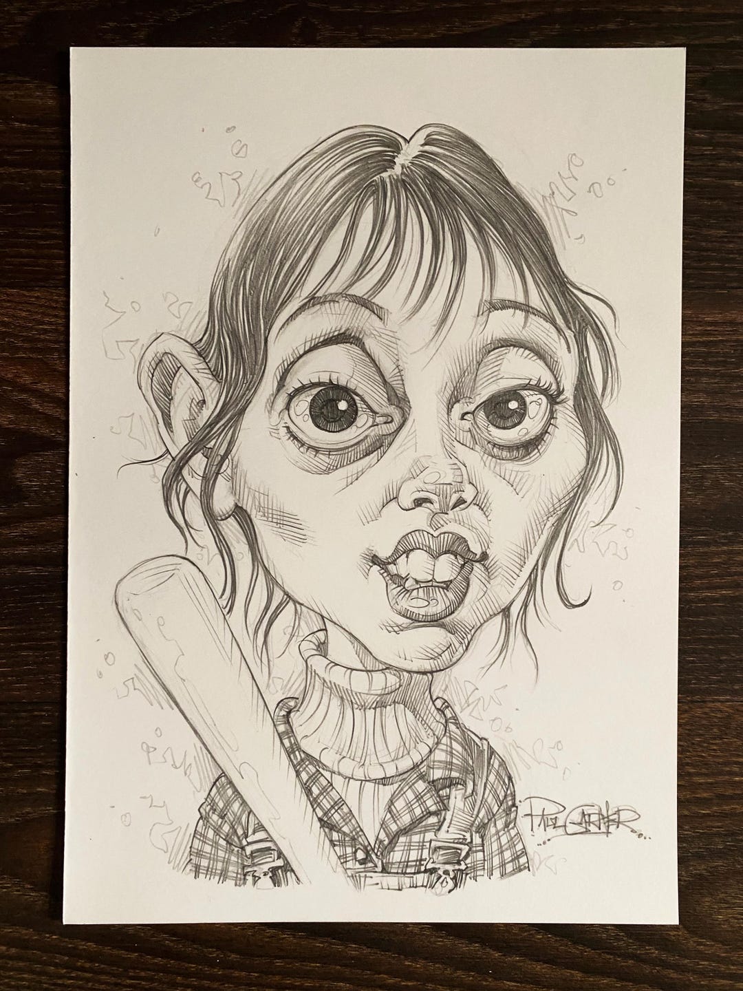 Shelley Duvall the Shining HB Pencil Drawing A4 Size (11.75 Ins X 8 Ins ...