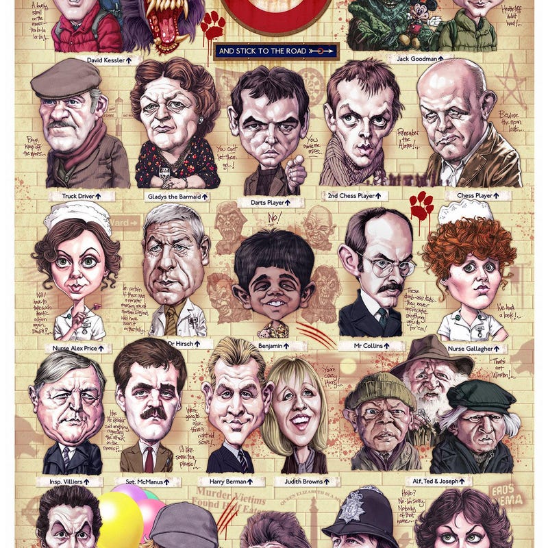 American Werewolf Art - Etsy UK