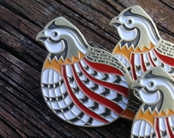 Quail Pin - Etsy