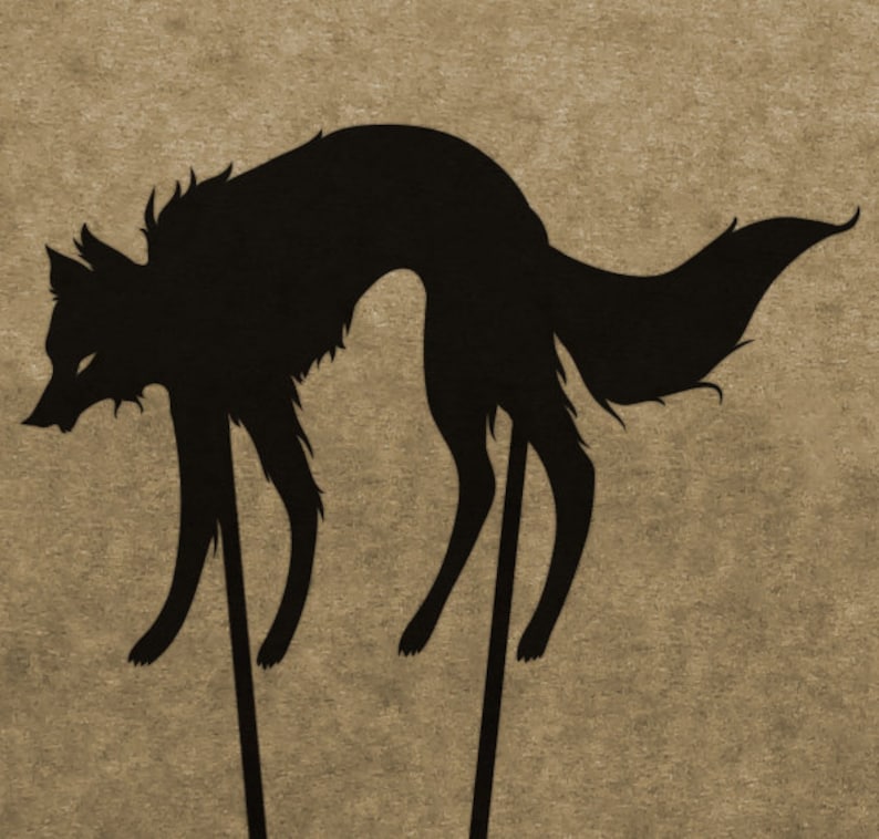 DIY Wolf Shadow Puppet Pattern DOWNLOAD | Etsy