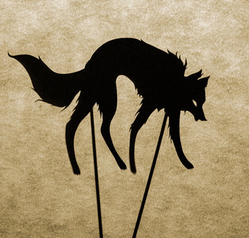 DIY Wolf Shadow Puppet Pattern DOWNLOAD | Etsy