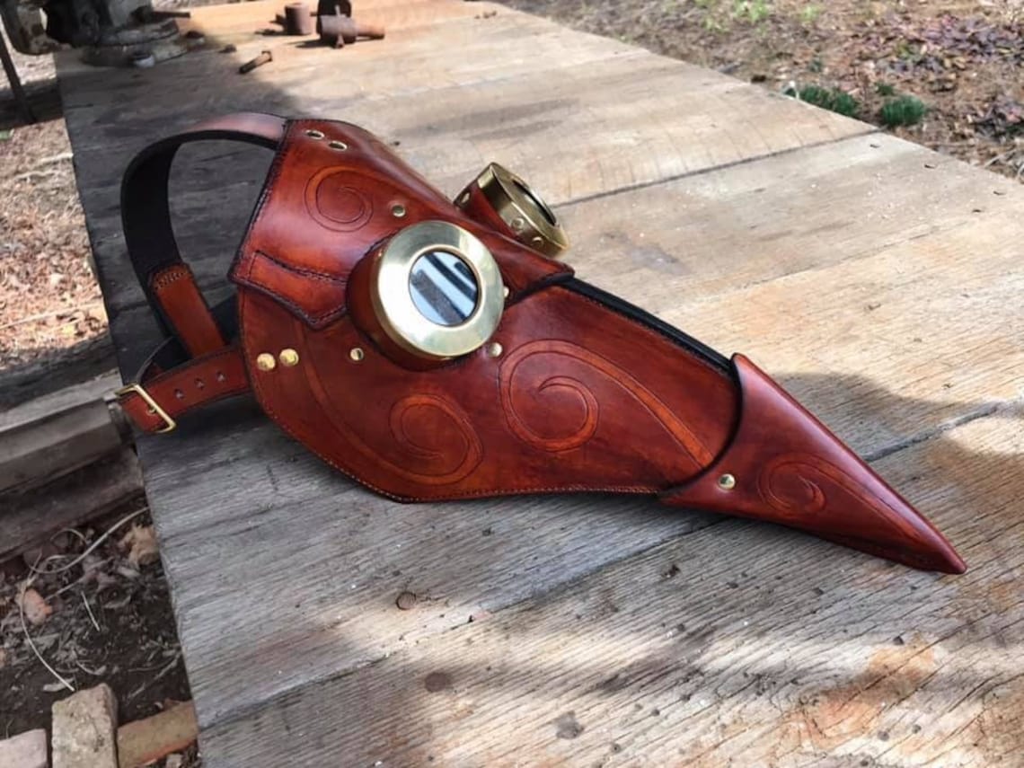 Plague Doctor Commedia Masque. - Etsy