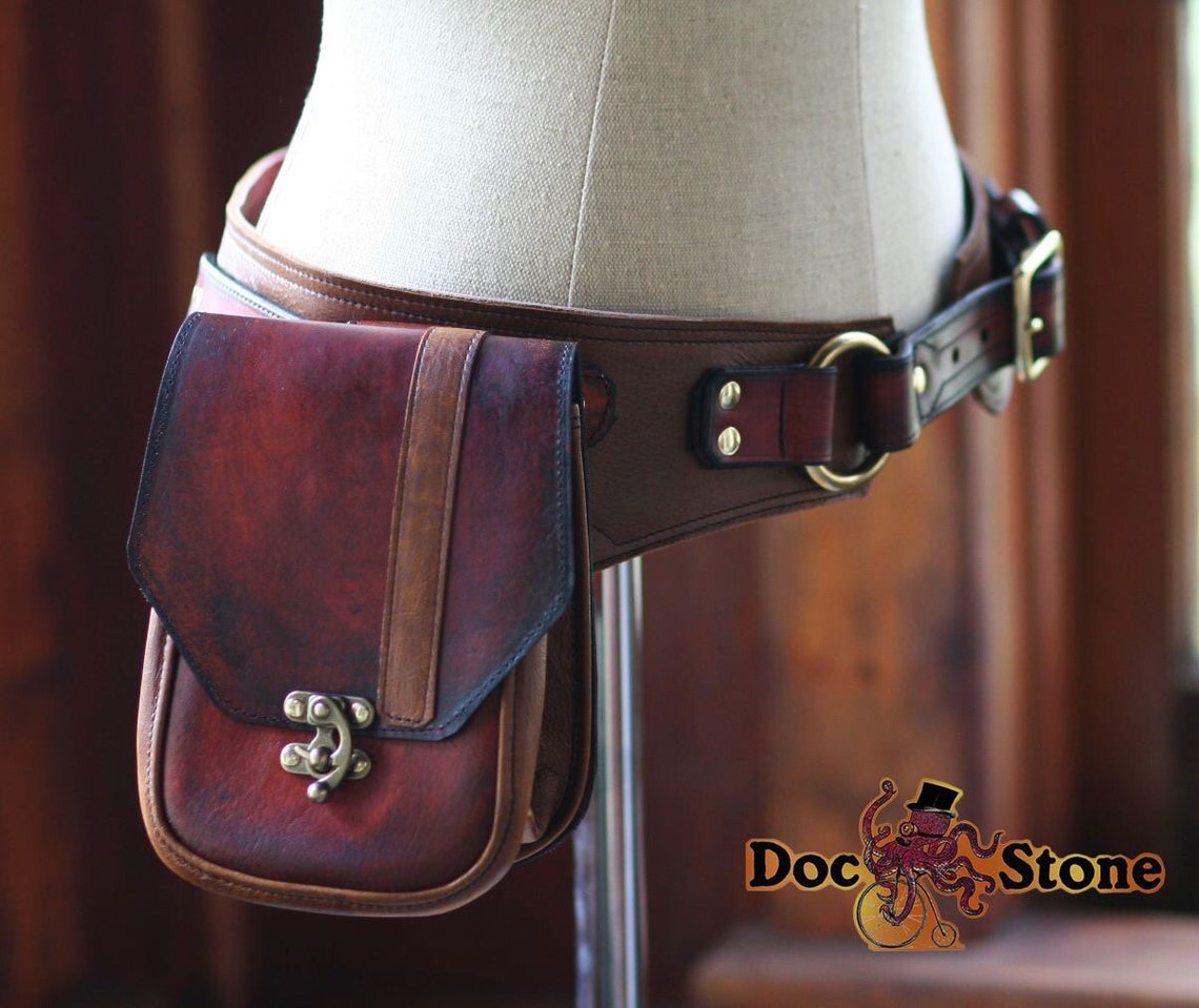 Utility Belt With Pouch - Etsy